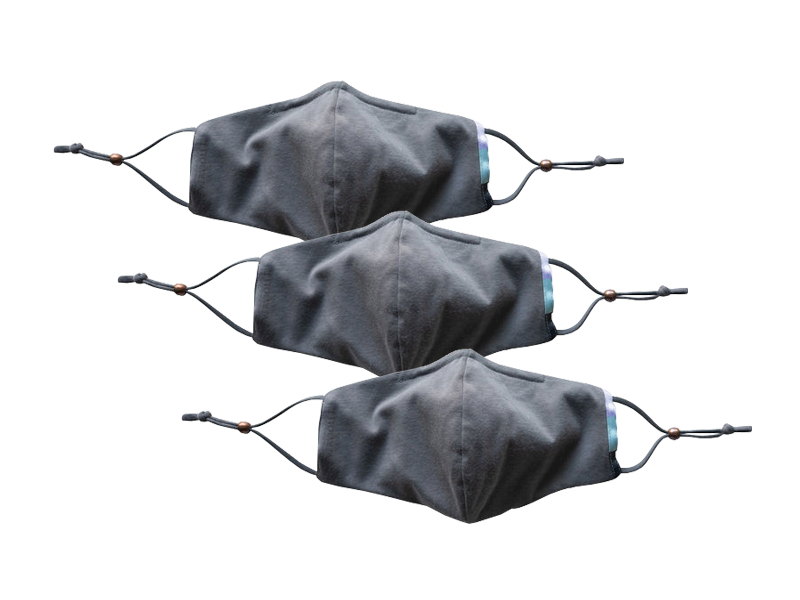 Charcoal Alyx Mask 3-Pack – Washable, Reusable, Organic Cotton Face ...